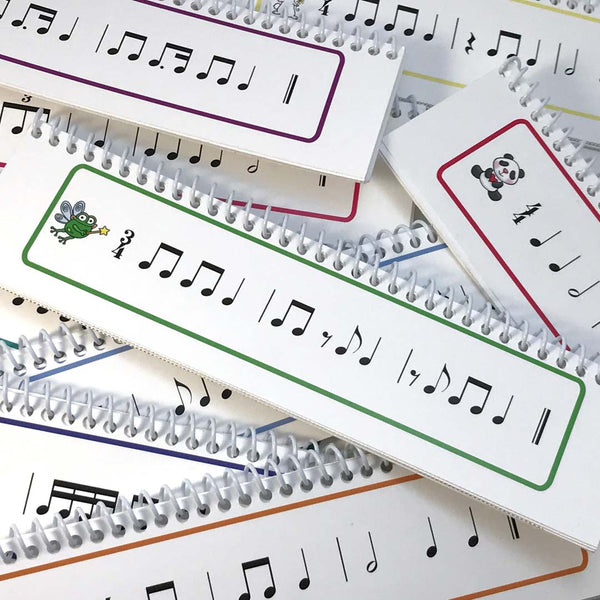 Rhythm Readers, a printable teaching aid from Music Discoveries