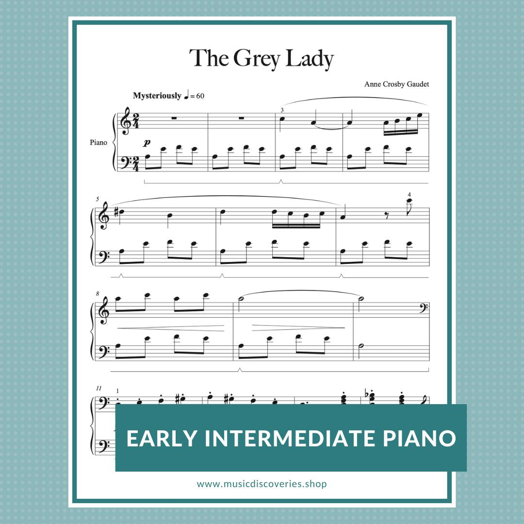 Grey Lady, piano – Music Discoveries
