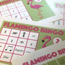 Flamingo Bingo, a fun printable game from Music Discoveries