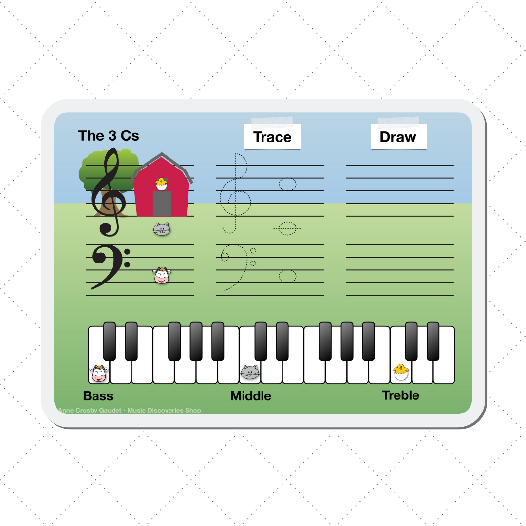 Beginner note reading practice with the Barnyard Friends – Music ...