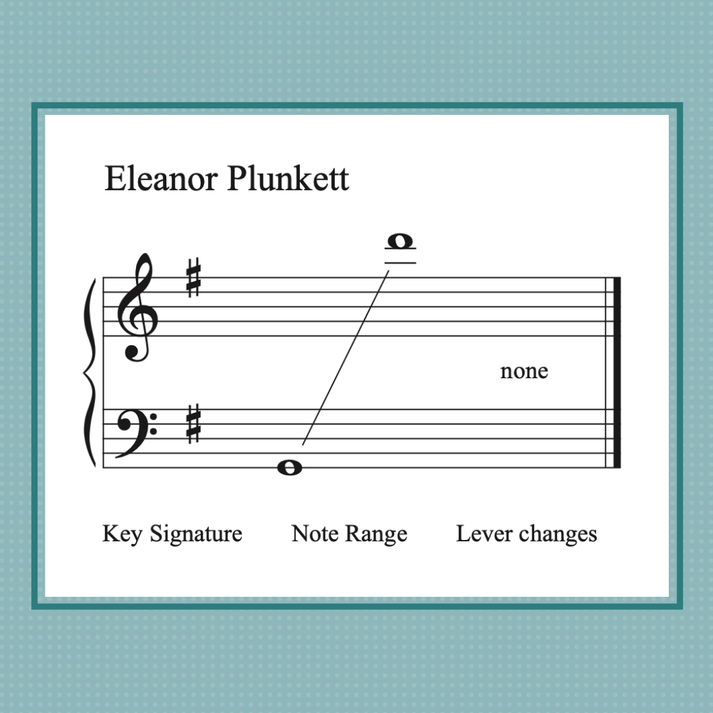 Eleanor Plunkett, mid-intermediate harp solo by Anne Crosby Gaudet ...