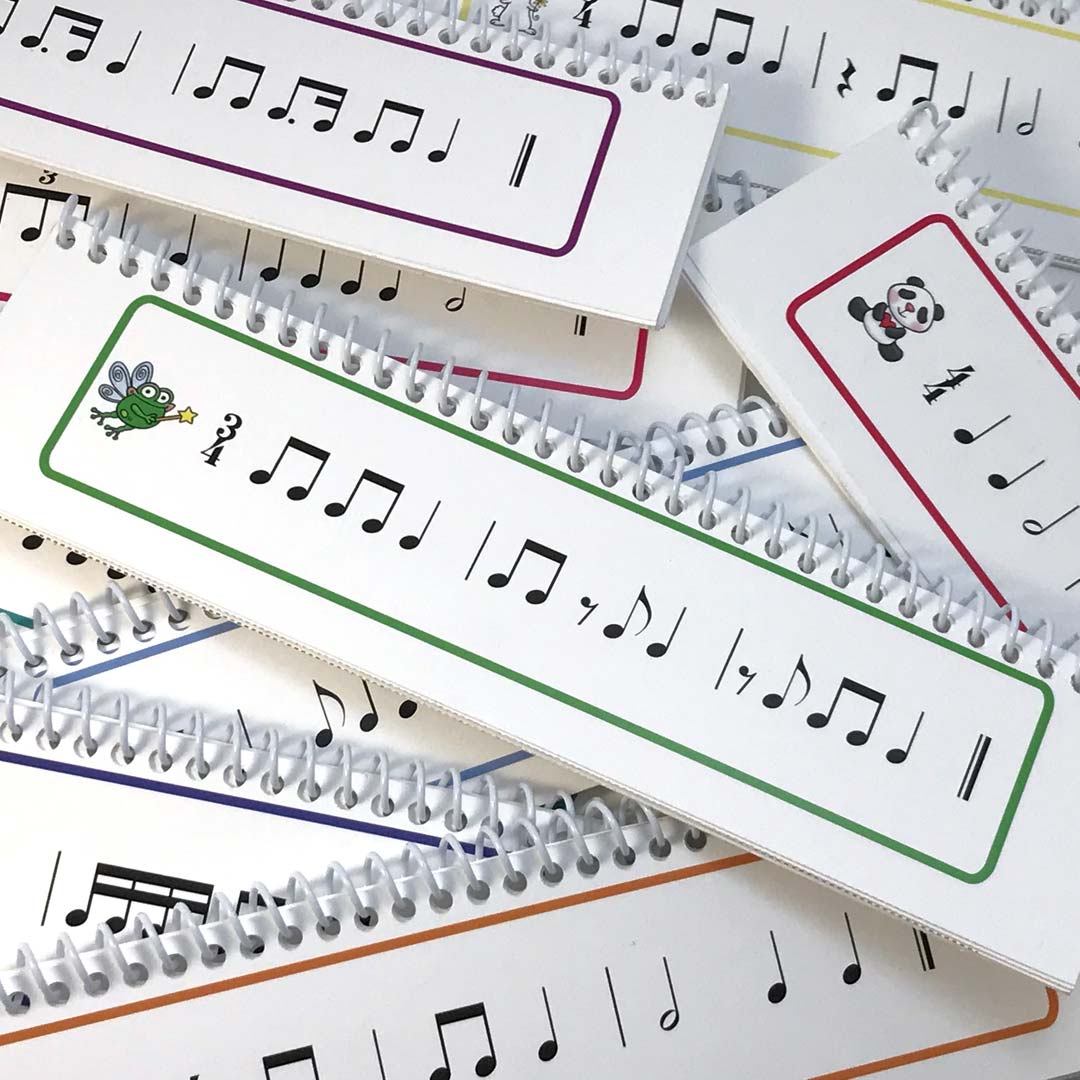 Rhythm Readers, a printable teaching aid from Music Discoveries