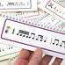 Rhythm Readers, a printable teaching aid from Music Discoveries