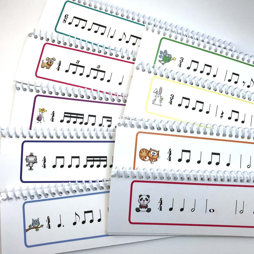 Rhythm Readers, a printable teaching aid from Music Discoveries