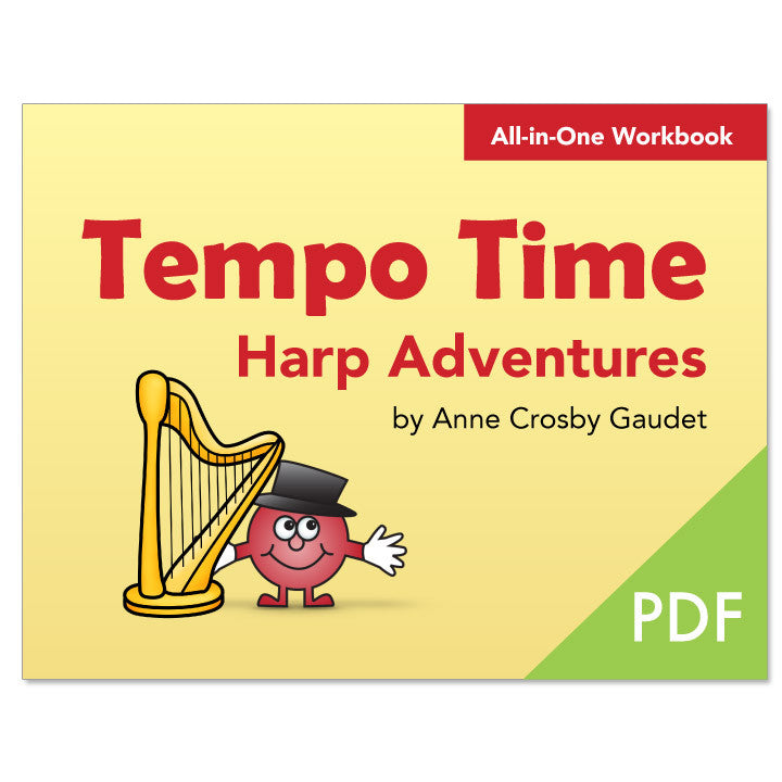 Tempo Time Harp Adventures by Anne Crosby Gaudet – Music Discoveries